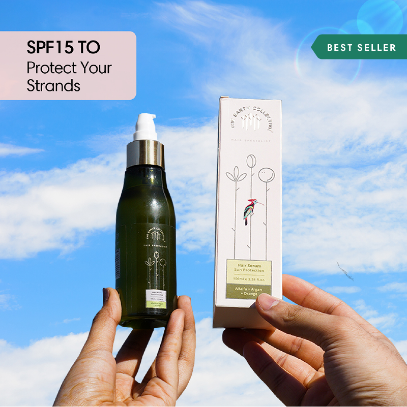 Sun Protection Hair Serum | Alfalfa, Argan & Orange – The Earth Collective